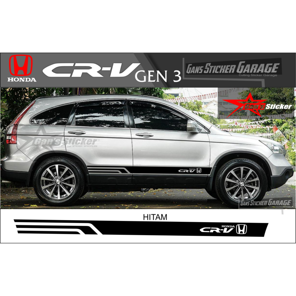 Side STICKER HONDA CR-V GEN 3 STICKER VARIATION CRV GEN 3 | Shopee Malaysia