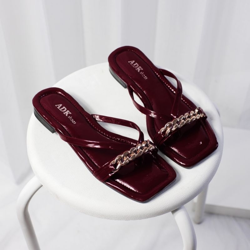 Adk shoes amora super soft rubber sandals combined with contemporary ...