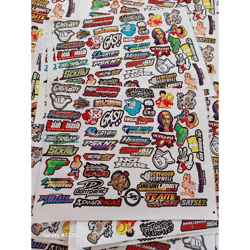 Herex RACING PACK STICKER CONTENTS 46 (REAL PICT) | Shopee Malaysia