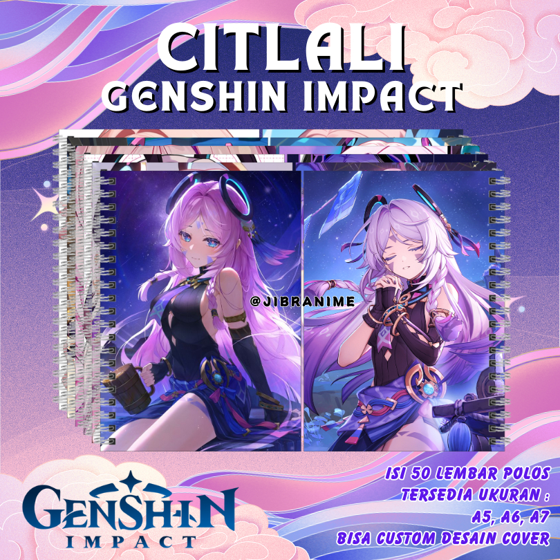Citlali Genshin Impact Note Book / Citlali Genshin Impact Notebook ...
