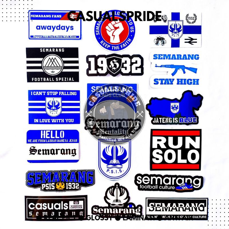 Psis Semarang 1932 Panzer Blue Snex Laskar Mahesa Jenar Sticker ...