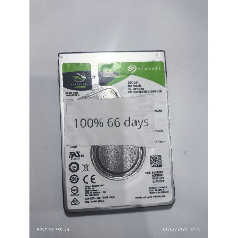 Laptop HARD DISK 2.5 INCH 500GB SEAGATE BARRACUDA | Shopee Malaysia