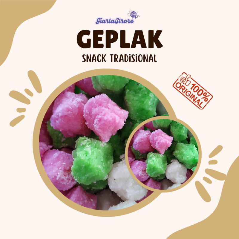 Geplak packaging 250g by typical Jogja/Traditional food | Shopee Malaysia