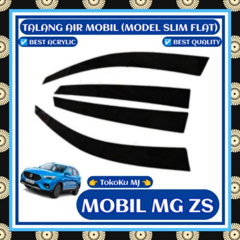 MG ZS CAR WATER GUTTER (SLIM FLAT MODEL) 4 DOOR FULL SET | Shopee Malaysia