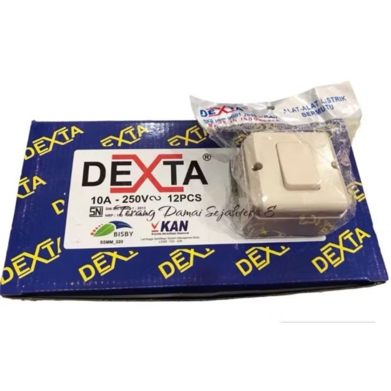 Dexta OB Switch Embossed Engkel SNI Socket Series | Shopee Malaysia