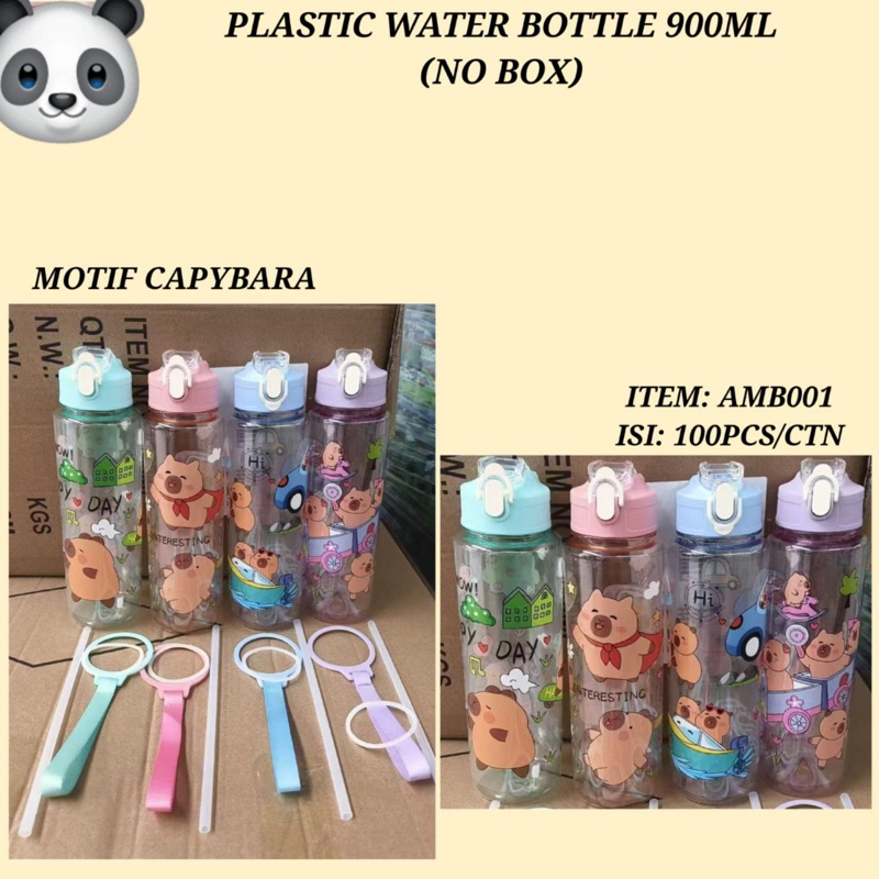Cute CAPYBARA MOTIF DRINKING BOTTLE / 900ML UK CAPYBARA DRINKING BOTTLE ...