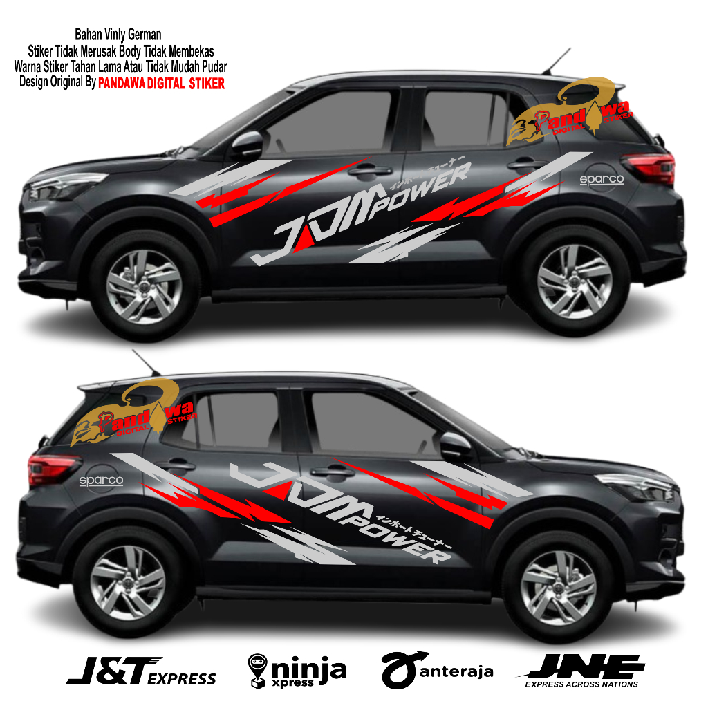 Best raize sticker, raize list body sticker, minimalist toyota raize ...