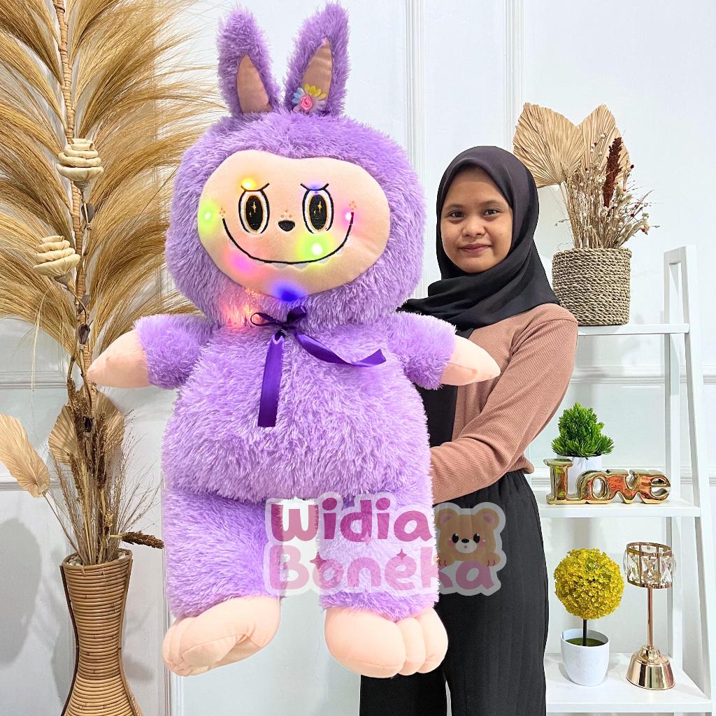 Labubu The Monsters Exciting Doll with Lights, Jumbo Size 80cm | Shopee ...