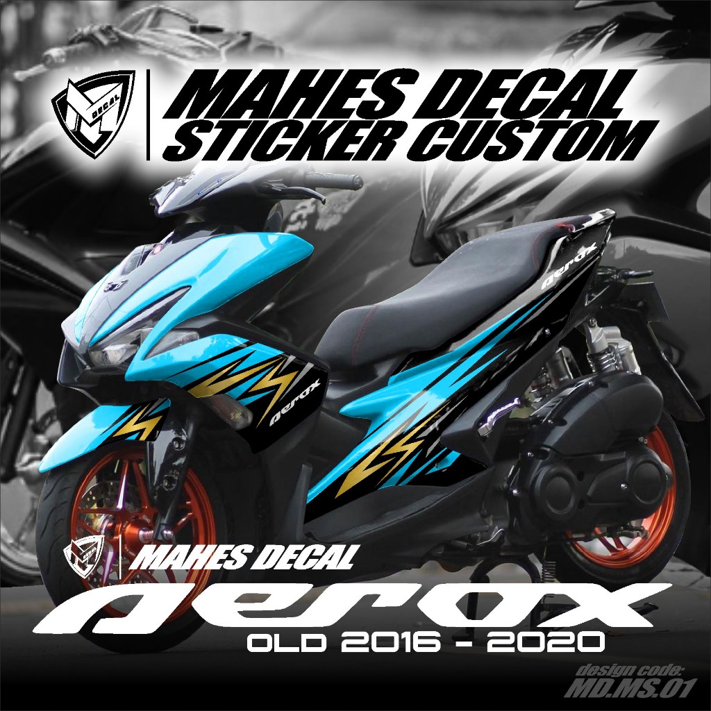 Latest Decal Sticker Aerox Old Full Body Sticker Aerox 155 VVA 2016 ...