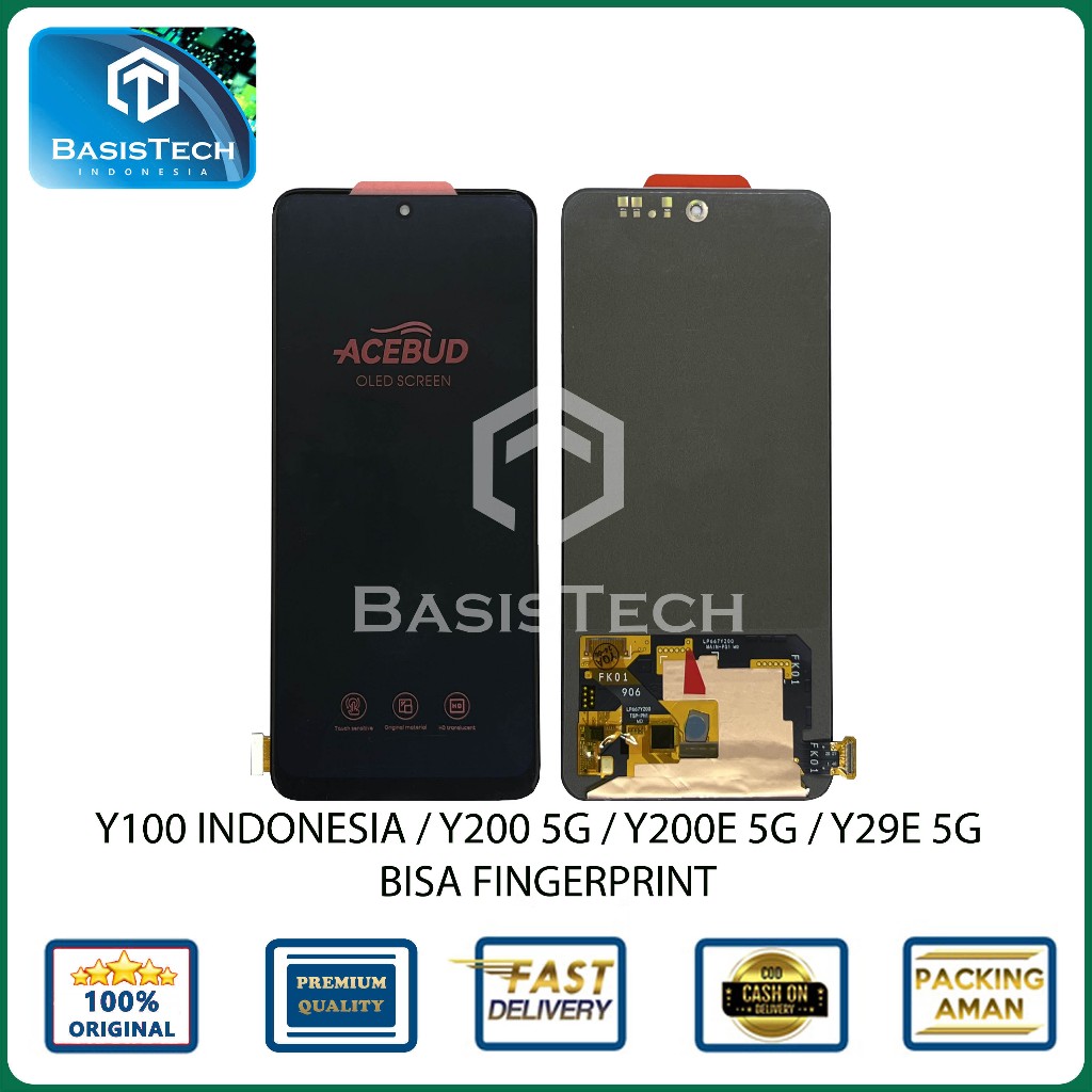Lcd VIVO Y100 INDONESIA - Y200 5G - Y200E 5G - V29E 5G - CAN ...
