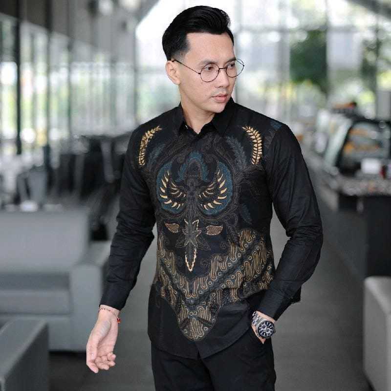 KEMEJA Batik MEN'S BATIK SHIRT MEN'S LONG SLEEVES DANAPATI LASKALA SIZE ...