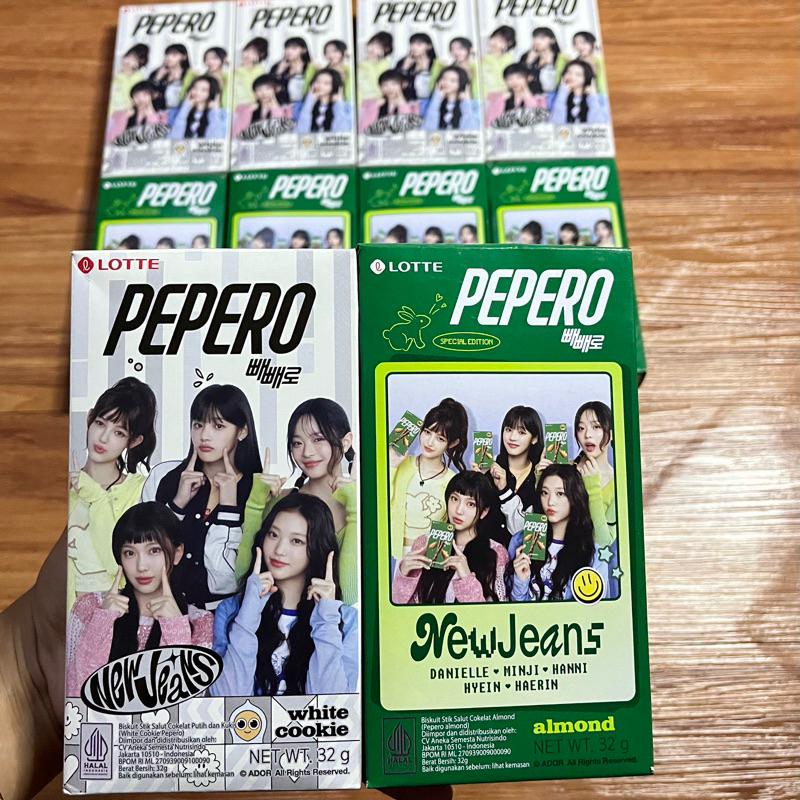 Pepero newjeans sealed, lotte pepero x newjeans minji hanni danielle haerin hyein | Shopee Malaysia