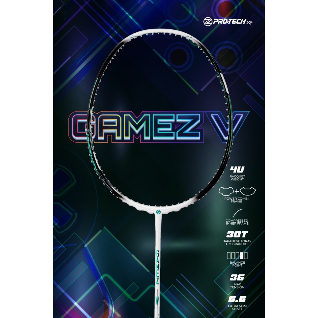 Protech PROTECH Badminton Racket Badminton Racket - Aston Games V (4U ...