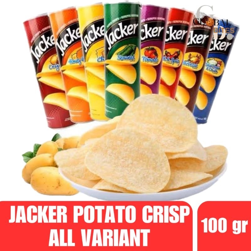 Jacker Potato Crisps 150-160g Malaysian Jacker Potato Chips | Shopee ...