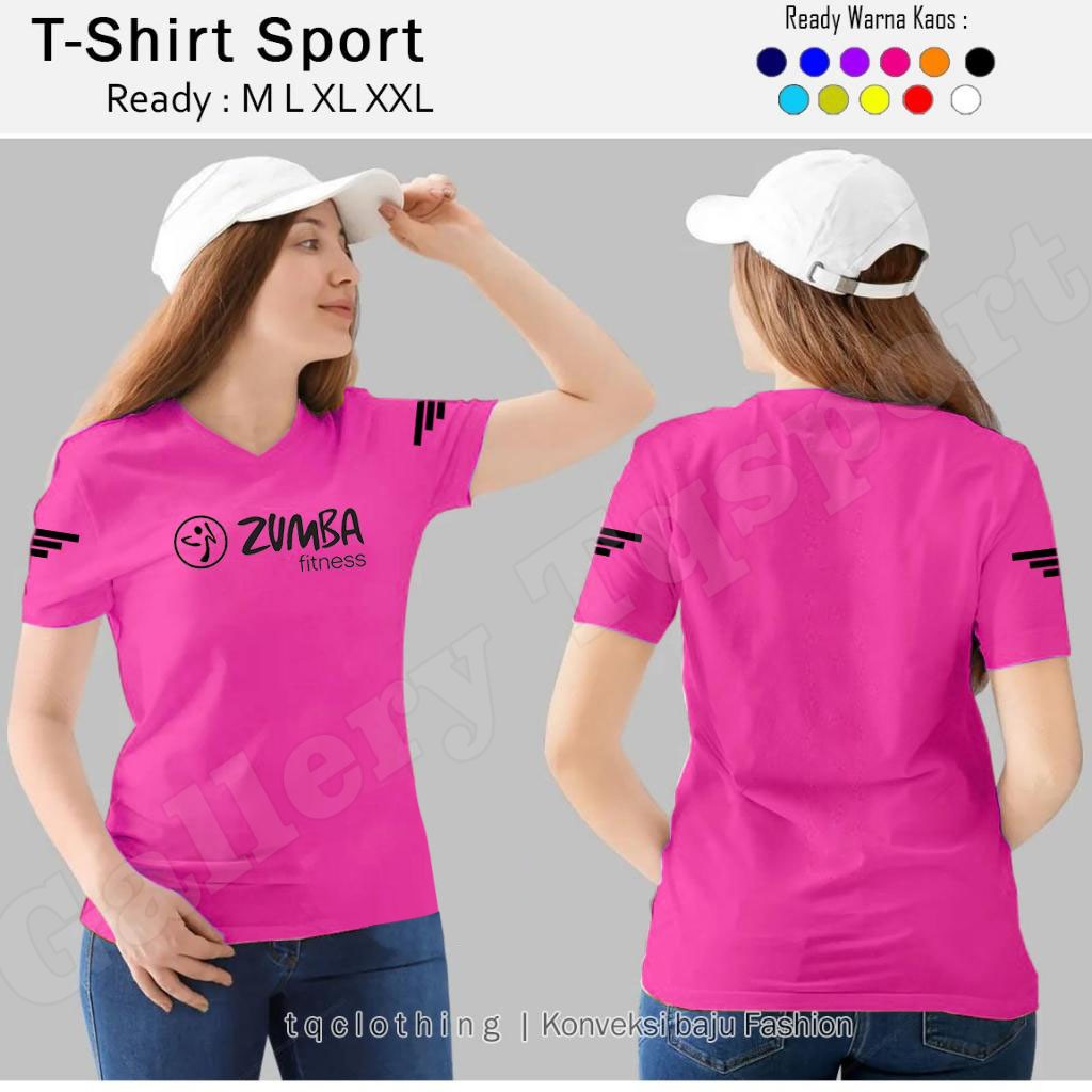 Zumba T-shirt Women's Sports Top Gym Fitness Aerobic Running Quick Dry ...