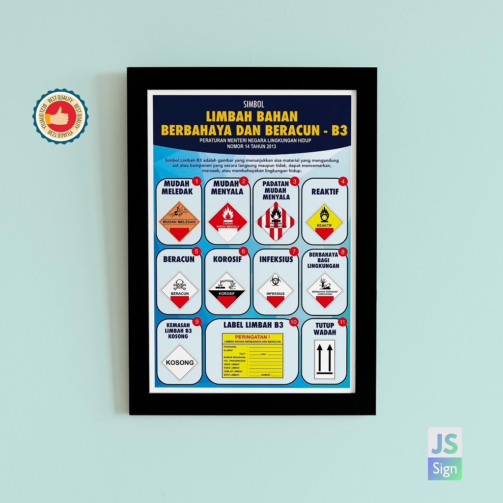 K3 SAFETY POSTER SYMBOL B3 PRAYER + FRAME A2 | Shopee Malaysia