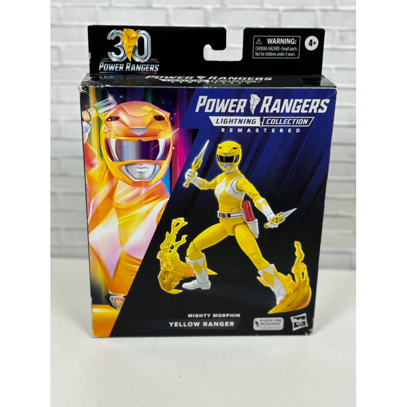Hasbro Yellow Ranger MMPR Lightning Collection Remastered 30th | Shopee ...