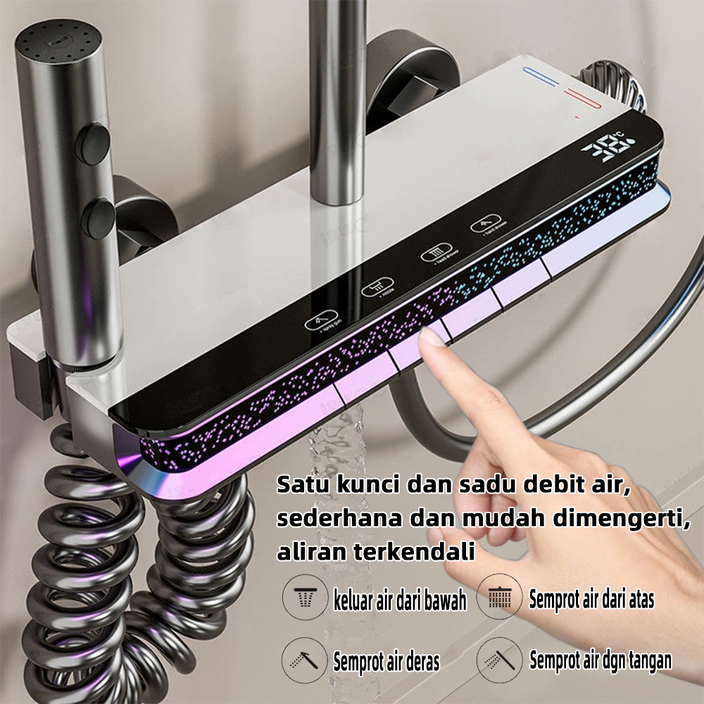 Bathroom Shower Set + Shower Faucet + Stainless Steel Bathtub Shower ...