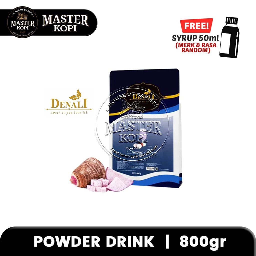 Taro Powder DENALI Sunny Taro Frappe Powder Drink Powder 800gr | Shopee ...