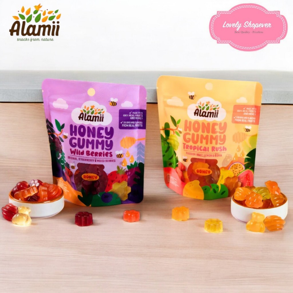 Alamii Honey Gummy - Wild Berries & Tropical Rush 40 g 40g | Shopee ...