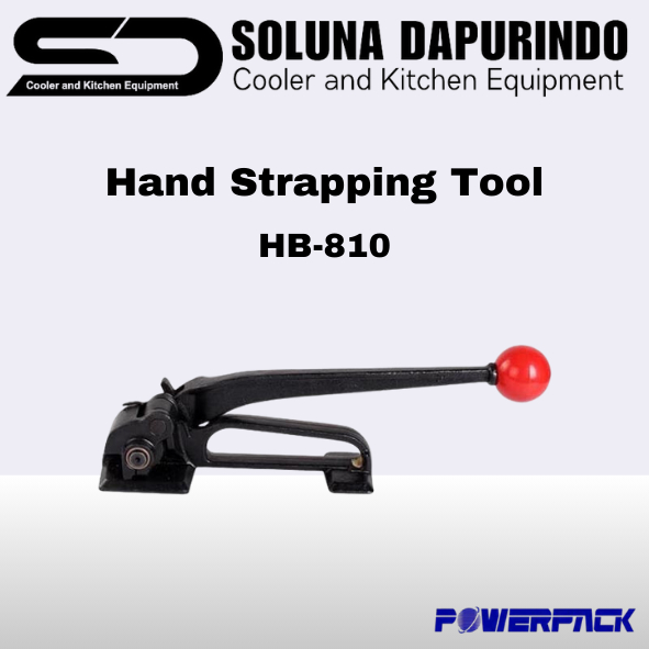MESIN Powerpack Hand Strapping Tool HB-810 / HB810 / Packaging sealing ...
