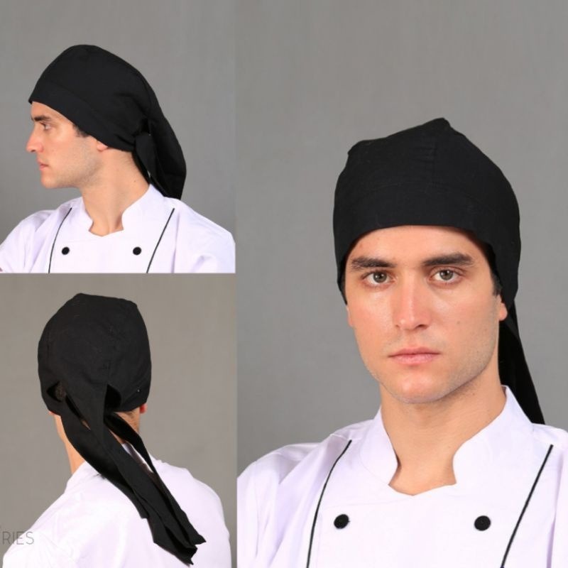 Japanese Strap Chef Hat Cheff Hat (Japanese Sushi Chef Hat) | Shopee ...