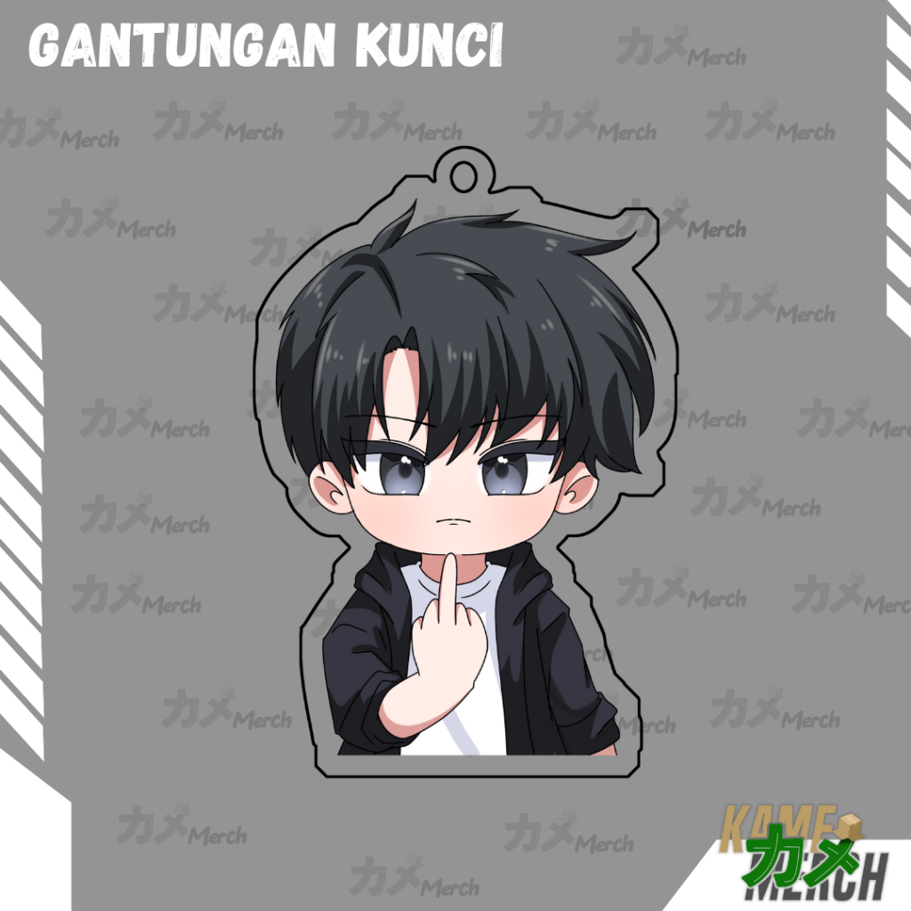 GANTUNGAN [KAMEMERCH] Keychain / Chain / Gachi Solo Key Leveling Jin ...