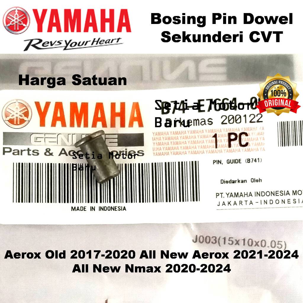 Boss Bosing Pin Dowel Secondary CVT Lexi Aerox Old All New Nmax N Max ...