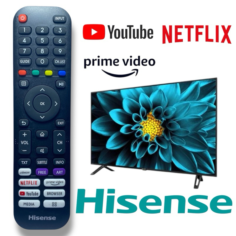 Hisense remote smart tv android hissense remote led hissense | Shopee ...