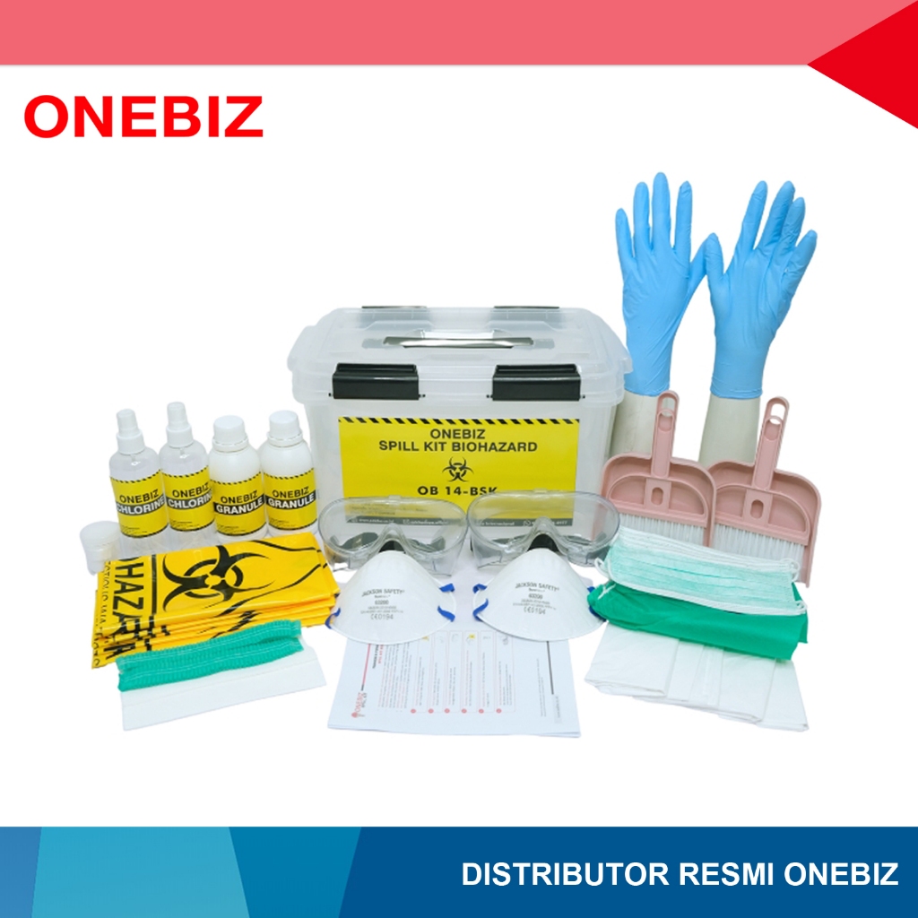 Onebiz Biohazard Spill Kit Medical Spill Emergency Equipment | Shopee ...
