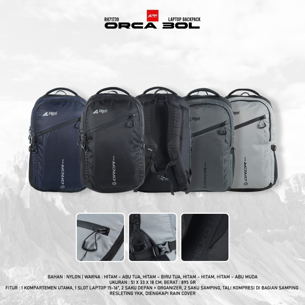 Arei Outdoorgear 30 Liter Daypack Orca Backpack | Shopee Malaysia