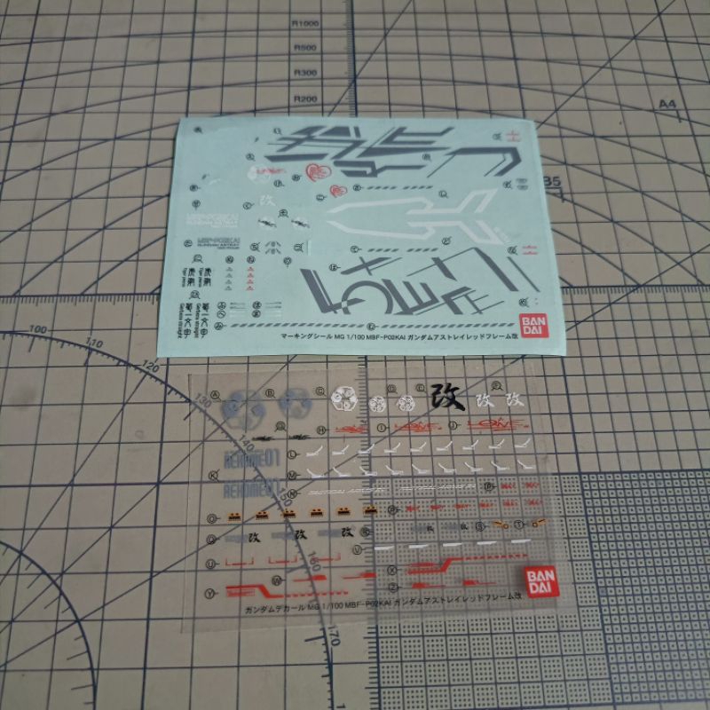 Bandai MG 1/100 MASTER GRADE GUNPLA GUNDAM ASTRAY RED FRAME KAI PART ...