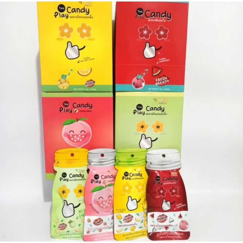 Play Candy Cold Candy Various Fruit Flavors per Sachet | Shopee Malaysia