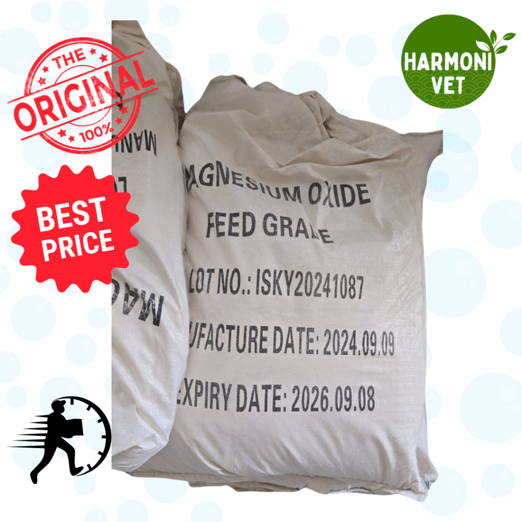 Magnesium Oxide Feed Grade 25Kg - for cows, goats and other livestock ...
