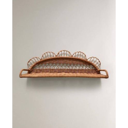 Wallshelve wave rattan wall shelf/multipurpose rattan hanging shelf ...