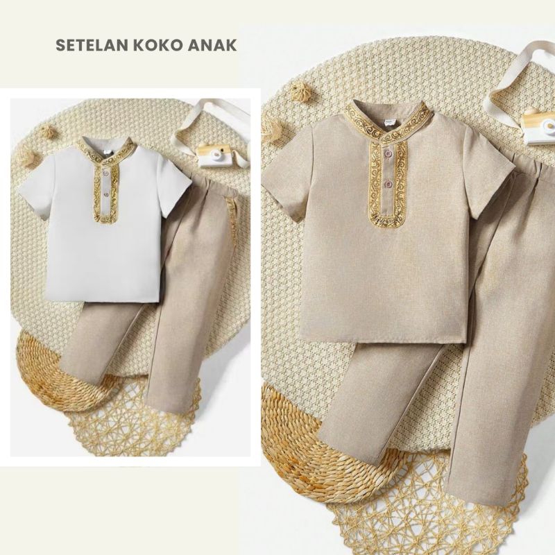 Koko Baby clothes 0-24 months/boy's Koko suit with plain motif with ...