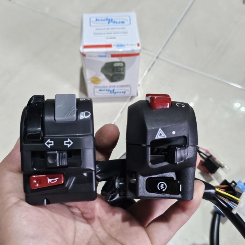 Original MINDA RIGHT & LEFT VIXION SWITCH 100% PNP BILED + SOCKET H4 ...