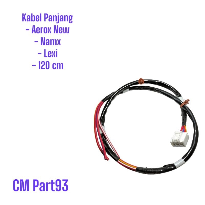 Aerox New Nmax Lexi Aerox 155 Long Cable Spool Socket Original 120 Cm ...