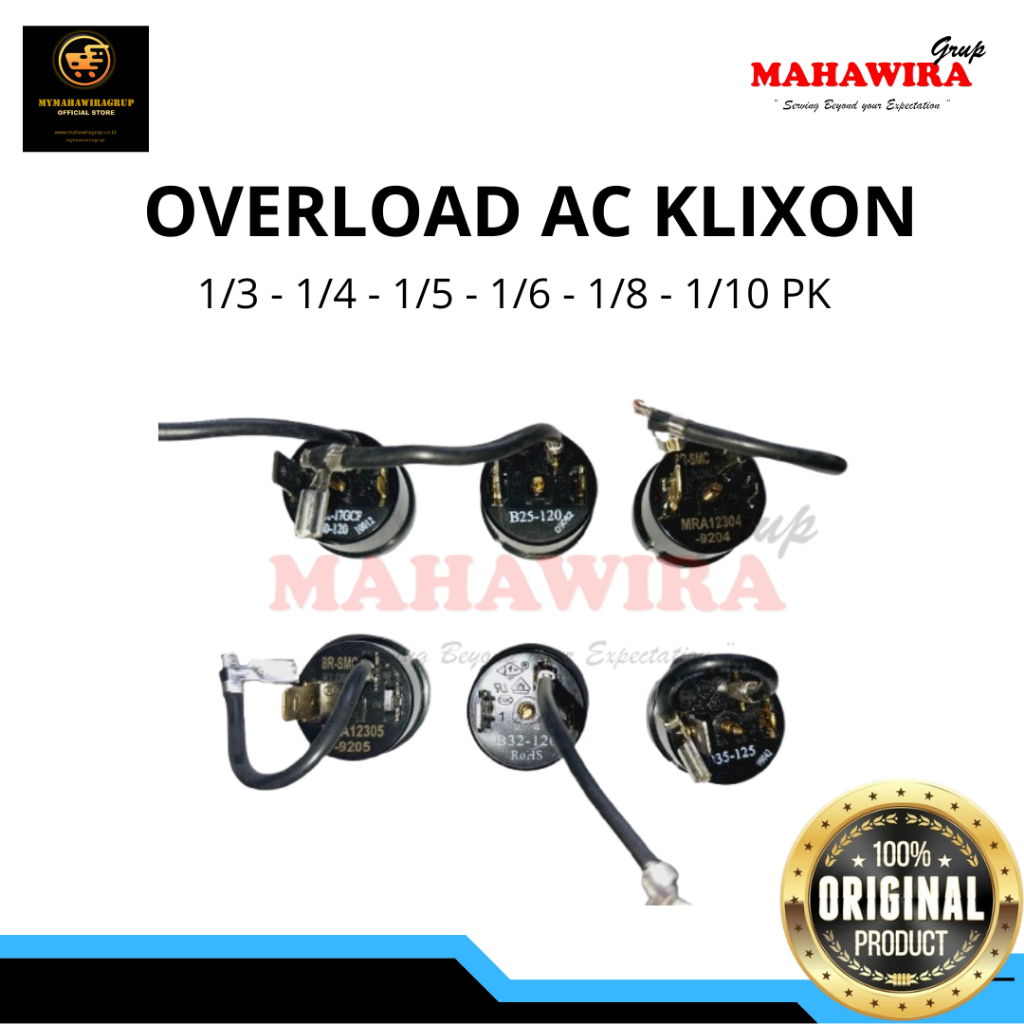 Klixon Overload AC and Refrigerator Original Klixon Overload AC Klixon Socket Various Sizes ...