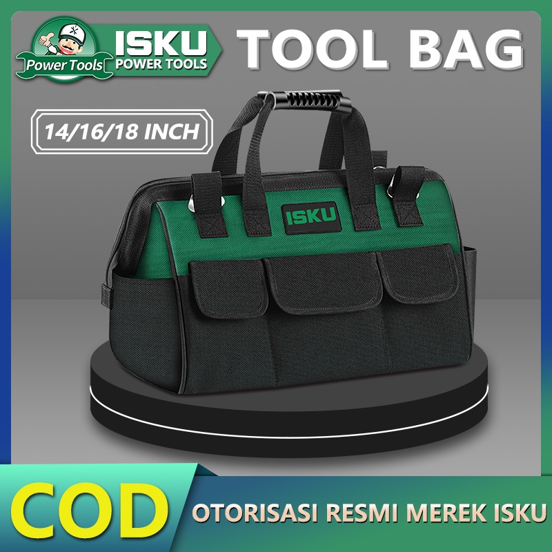 Isku Toolbag 17 inch Thick Oxford Cloth Strong Tool Bag Tool Bag ...