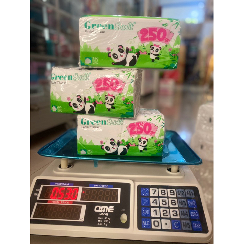 Green soft tissue 250gr / panda tissue 2ply / tissue / dining tissue ...