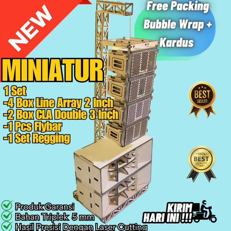 Miniature Sound System 1 Set 2 inch and 3 inch | Shopee Malaysia