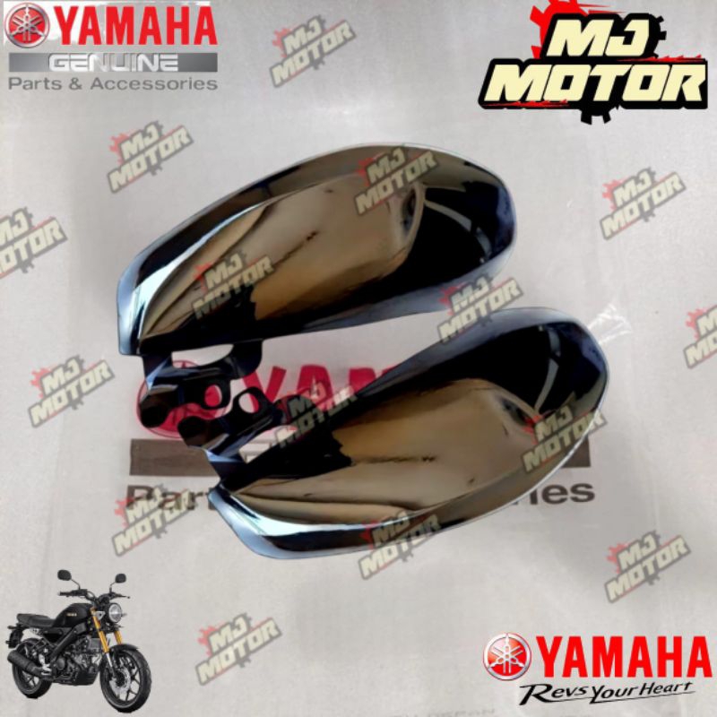 LEFT RIGHT TANK COVER XSR 155 ORIGINAL YAMAHA BLACK GLOSSY | Shopee ...