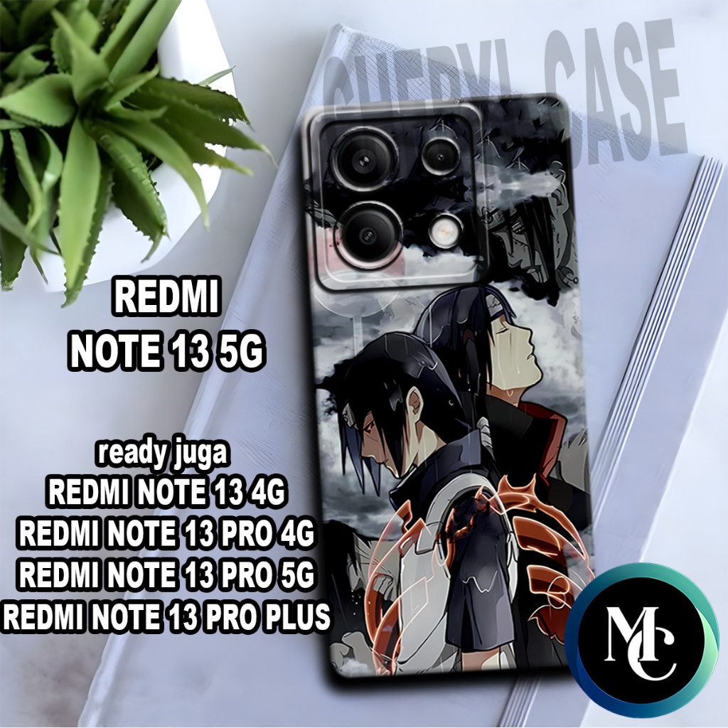 Cc10/ Flexible rubber softcase for REDMI NOTE 13 5G/ ANIME NARUTO Motif ...