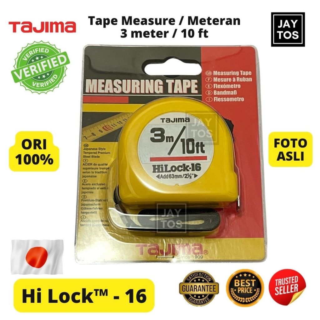 Tajima Original Hilock Measuring Tool / Measuring Tape / Tape Measure 3 ...