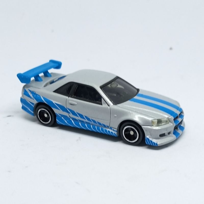 Dream tomica 150 fast & furious nissan bnr34 skyline gtr gt-r takara ...