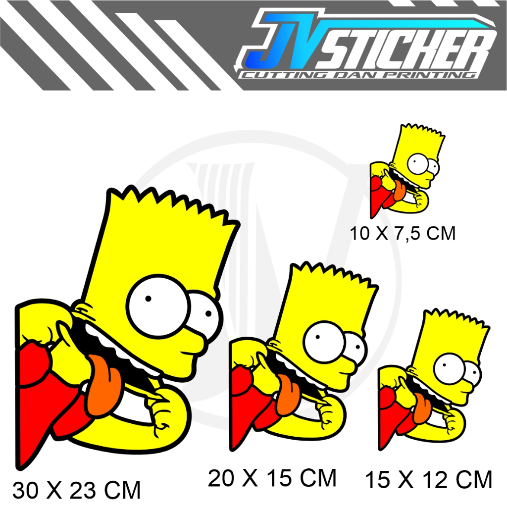 Cool STICKER VARIATIONS SIMSON CUTTING STICKER CUTE CUTE NGINTIP ...