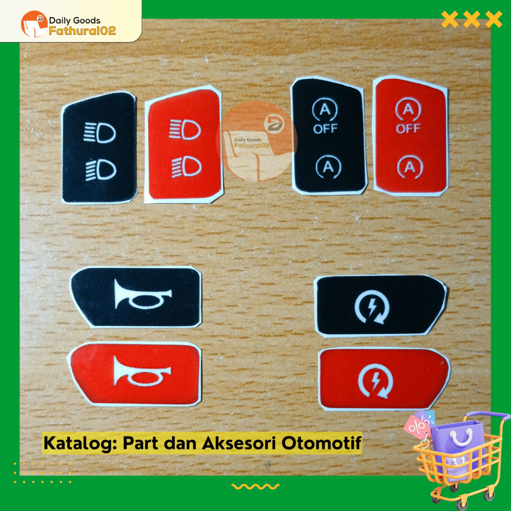 TOMBOL Custom Motorcycle Button Sticker Design & Printing Services for ...