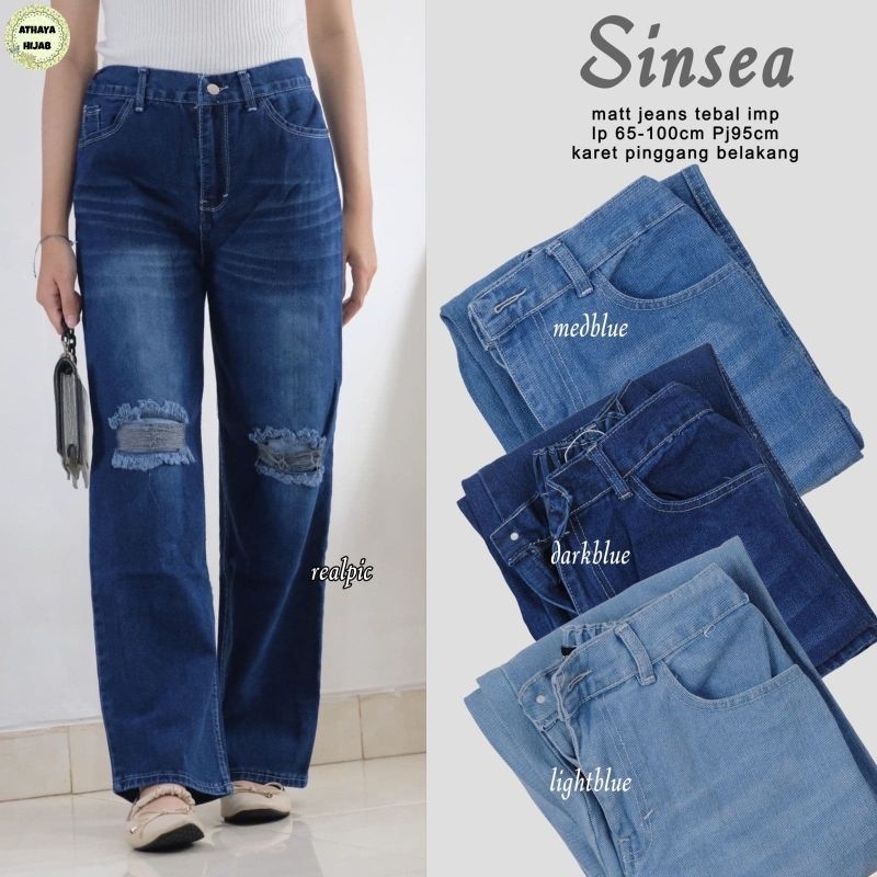 Sinsea - Doca - Marvela - Midea Pant Plain Jeans Culottes (Athaya ...