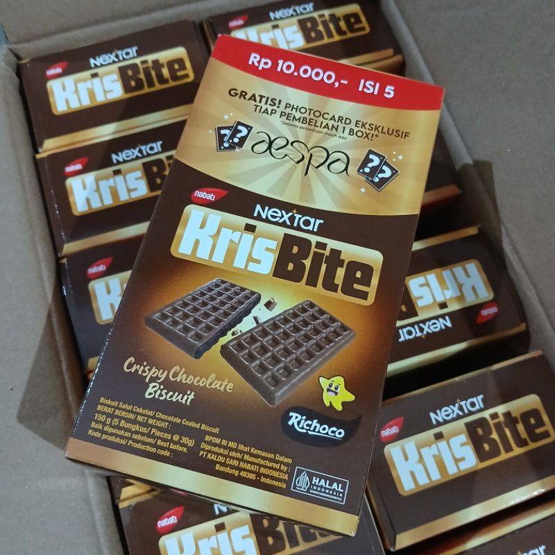 Nabati krisbite nextar aespa kris bite crispy chocolate biscuit ...